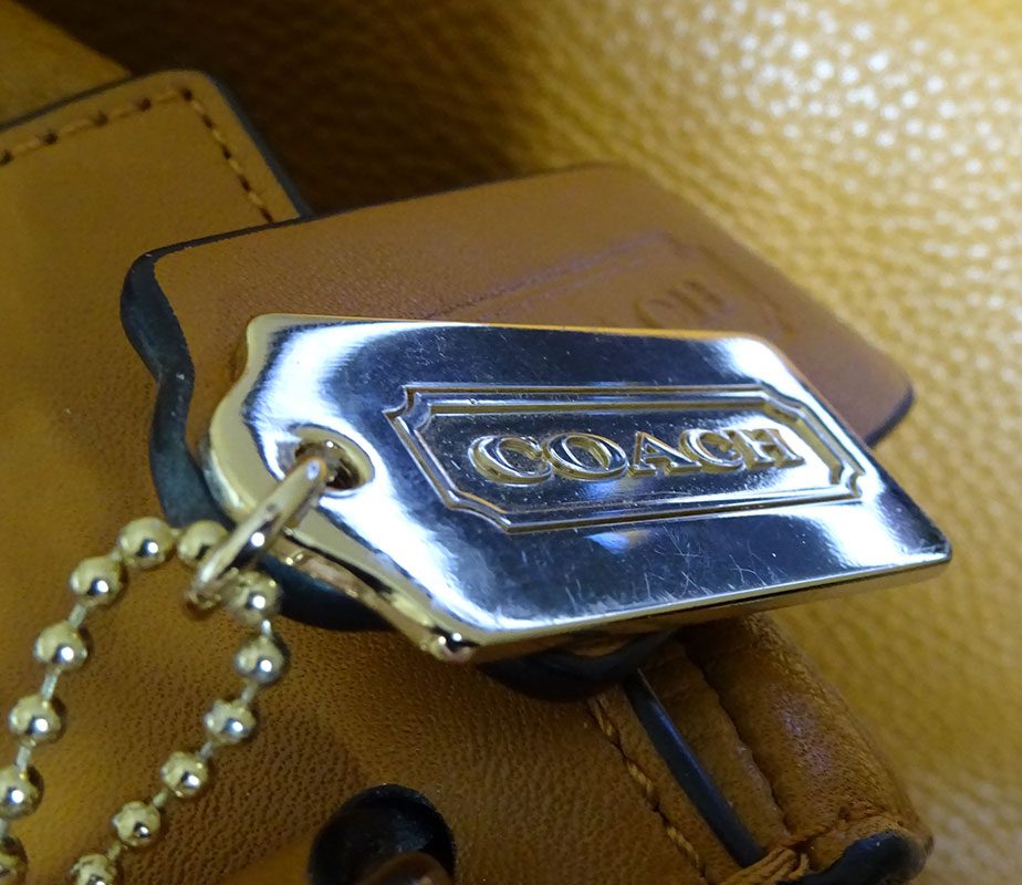 Coach burnt camel pebbled leather bleecker sullivan large hobo shoulder ...