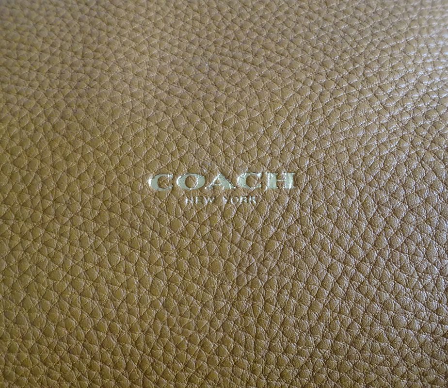 Coach burnt camel pebbled leather bleecker sullivan large hobo shoulder ...